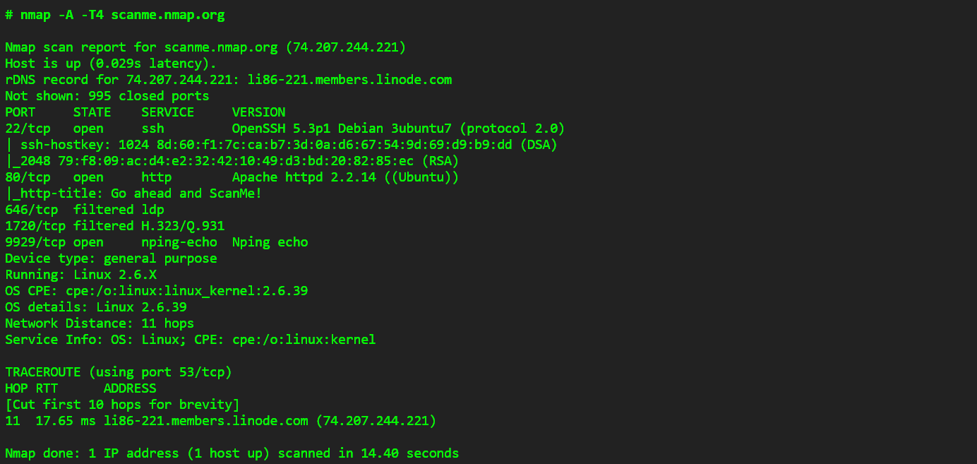 Nmap – Network Mapper Services – Kamiweb Project